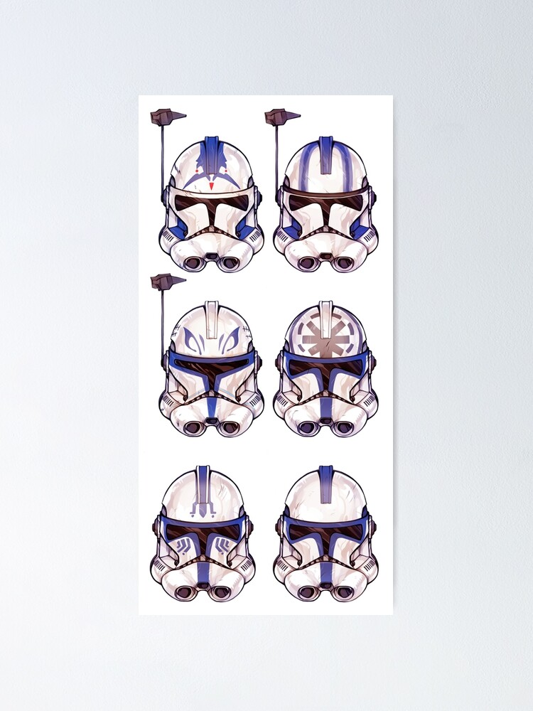 "501st 6-pack" Poster for Sale by lornaka | Redbubble