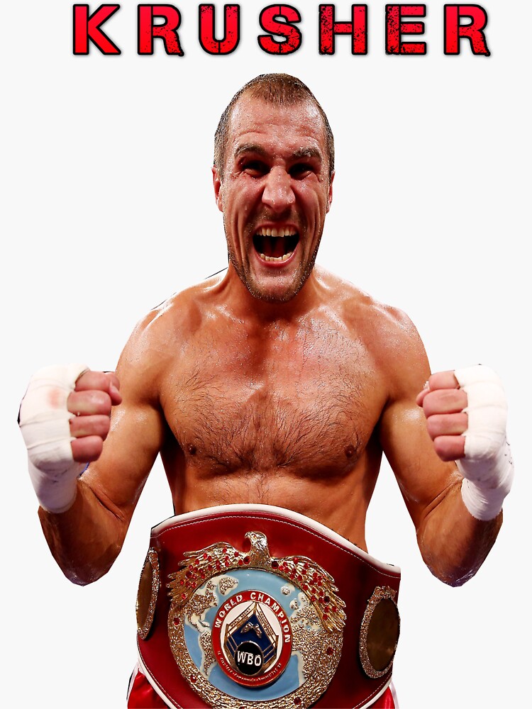 "Sergey Kovalev Krusher boxing " Sticker for Sale by RighteousOnix ...