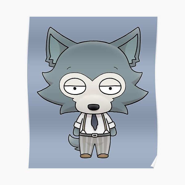 "Beastars Legoshi Chibi" Poster by thePeachPit | Redbubble