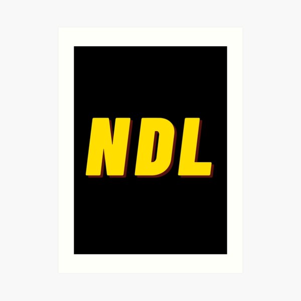 "NDL Merch" Art Print for Sale by TeensArts | Redbubble