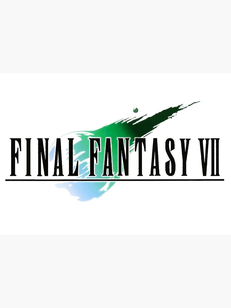 "FF7 Logo Highest Quality" Art Print for Sale by TomsTops | Redbubble