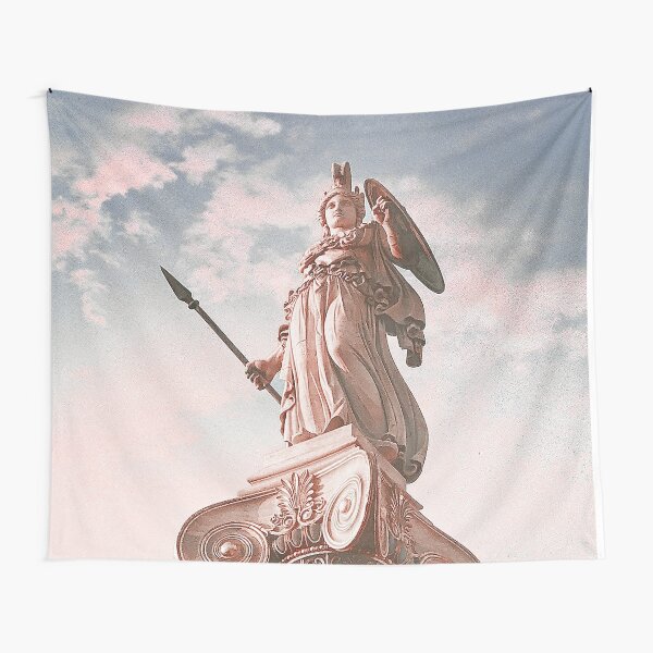 "Athena Statue at the Academy of Athens" Tapestry by Gothicrelics ...