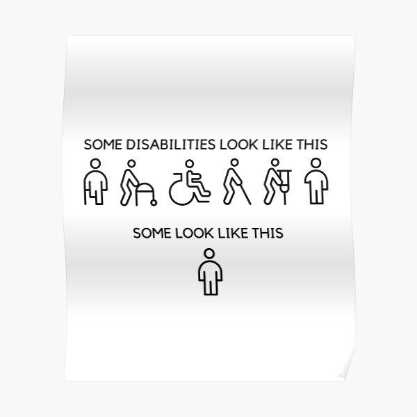 "Some disabilities look like this - Invisible Disability Awareness ...