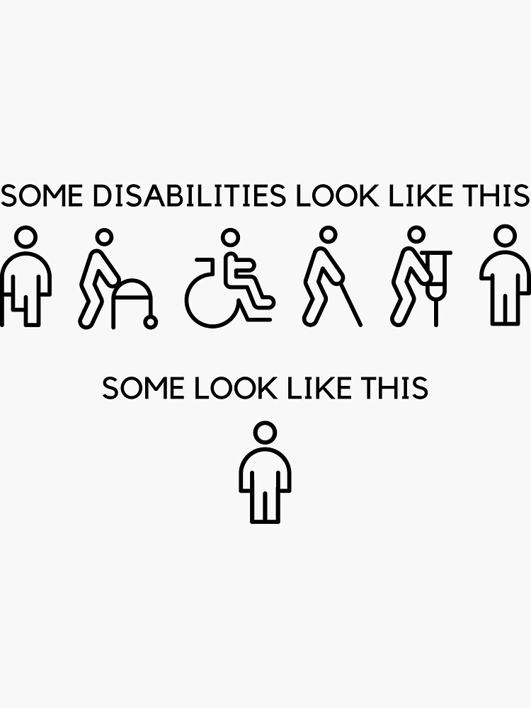 "Some disabilities look like this - Invisible Disability Awareness ...
