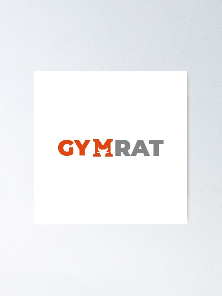 "Gym Rat" Poster for Sale by Fitness-Passion | Redbubble