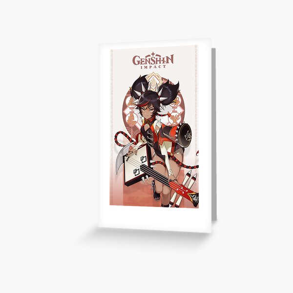 "Genshin Impact Xinyan" Greeting Card for Sale by egrjhn | Redbubble