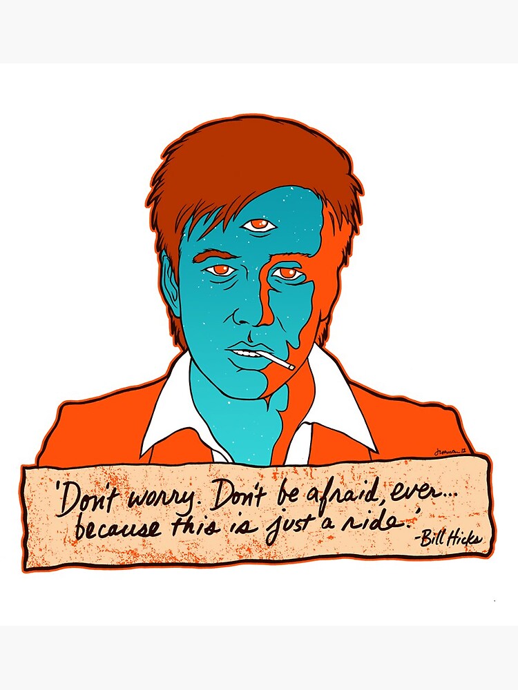 "Bill Hicks" Sticker for Sale by talkingmonkey42 | Redbubble