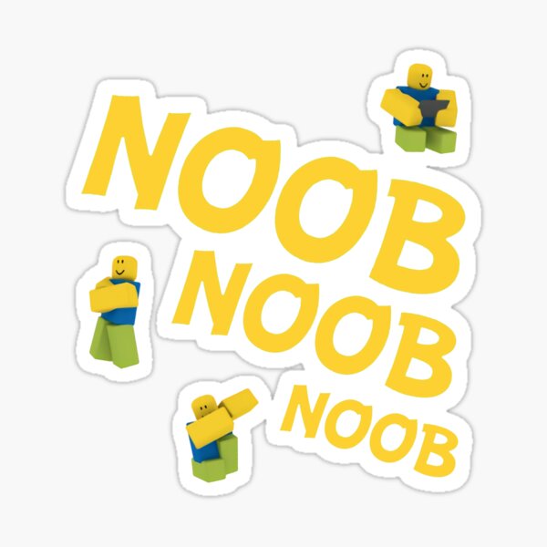 Roblox Noob Stickers | Redbubble