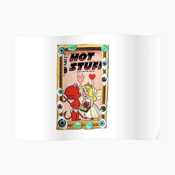 "Hot Stuff Devil Frame" Poster for Sale by LucyBadger | Redbubble