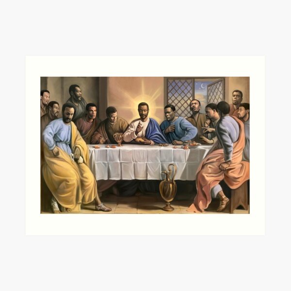 "The Last Supper - African American Art Black Ethnic Art Last Supper ...