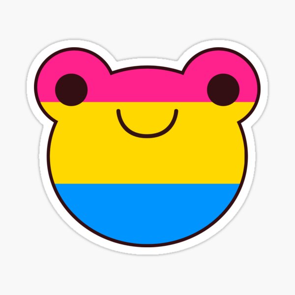 "pansexual frog" Sticker by lgbtgear | Redbubble
