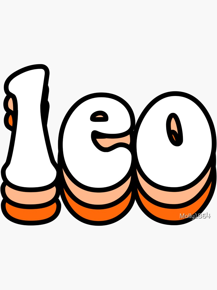 "Leo" Sticker by Molly1864 | Redbubble