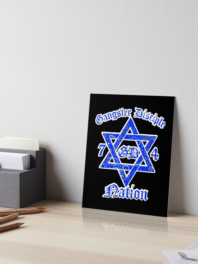 "Gangster Disciple Nation 74 GD" Art Board Print for Sale by DIRTYDUNNZ ...