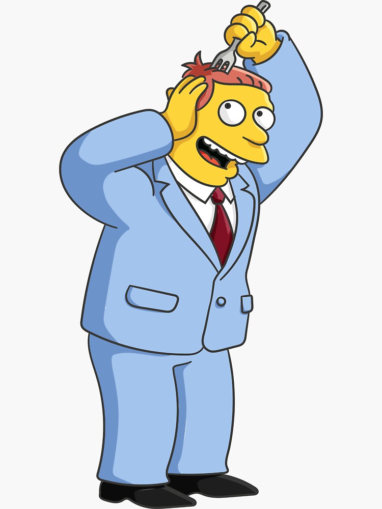 Pegatina con la obra «Lionel Hutz» de Lache-Malk | Redbubble