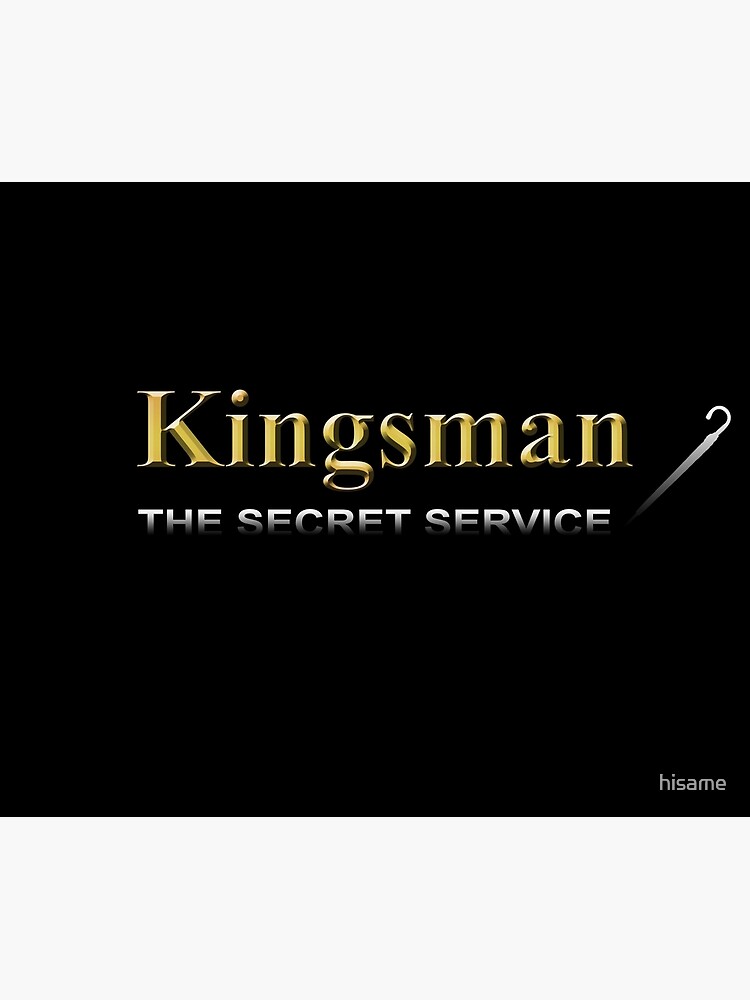 "Kingsman Title Gold Umbrella Right" Poster for Sale by hisame | Redbubble