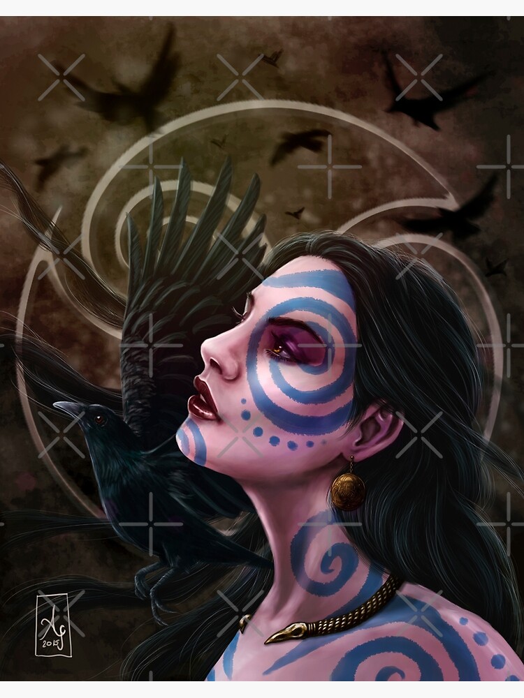 "The Morrigan" Poster for Sale by Aranya | Redbubble