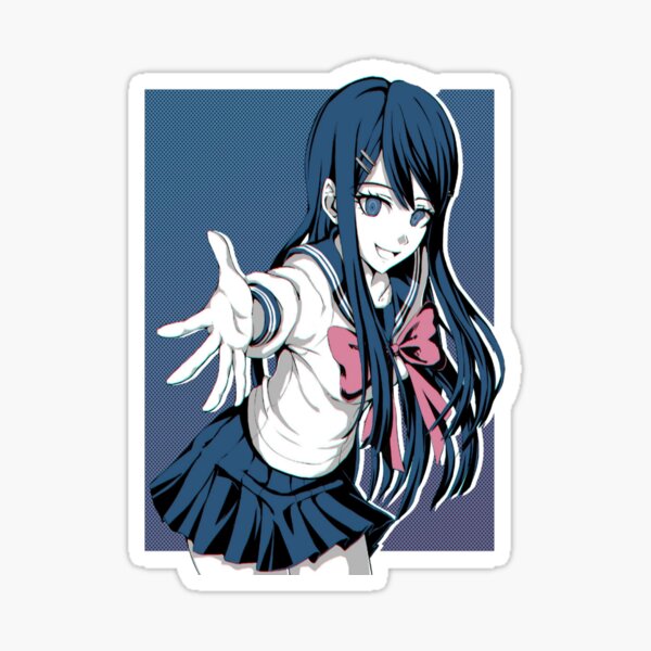 " Sayaka Maizono" Sticker for Sale by Yusuflakhdar | Redbubble