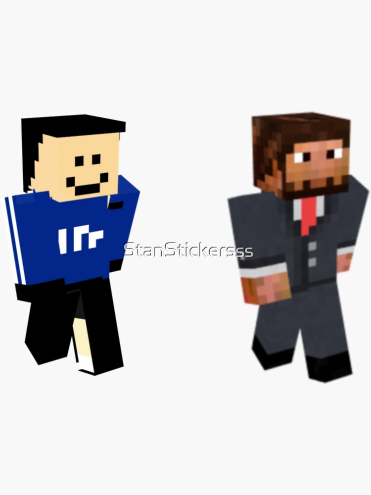 "Quackity and Jschlatt" Sticker for Sale by StanStickersss | Redbubble