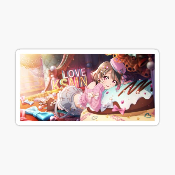 "kasumi nakasu ~sweet moment~" Sticker by celestialuden1 | Redbubble