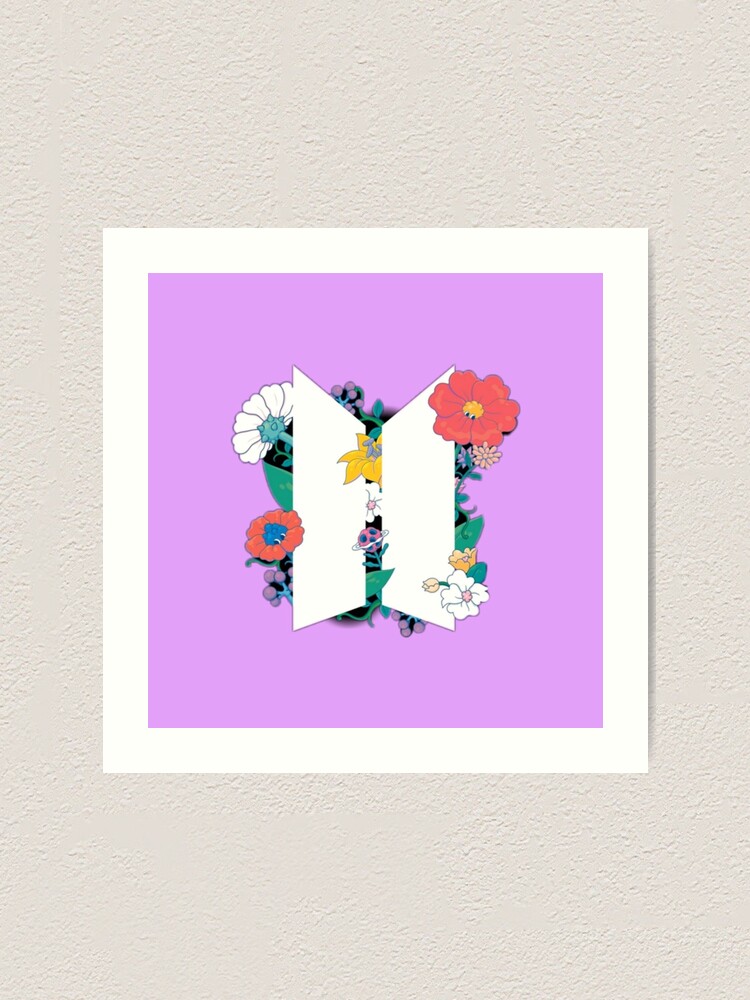 "BTS Logo" Art Print for Sale by Jeline1 | Redbubble