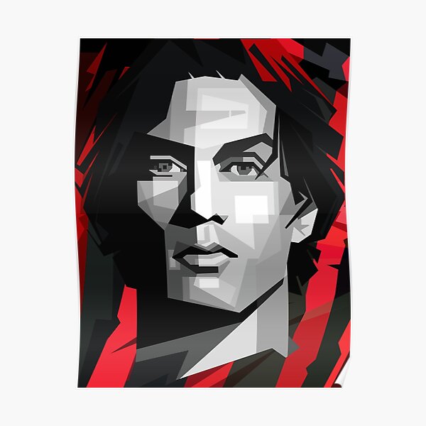 "Paolo Maldini Artwork" Poster by Abstract88 | Redbubble