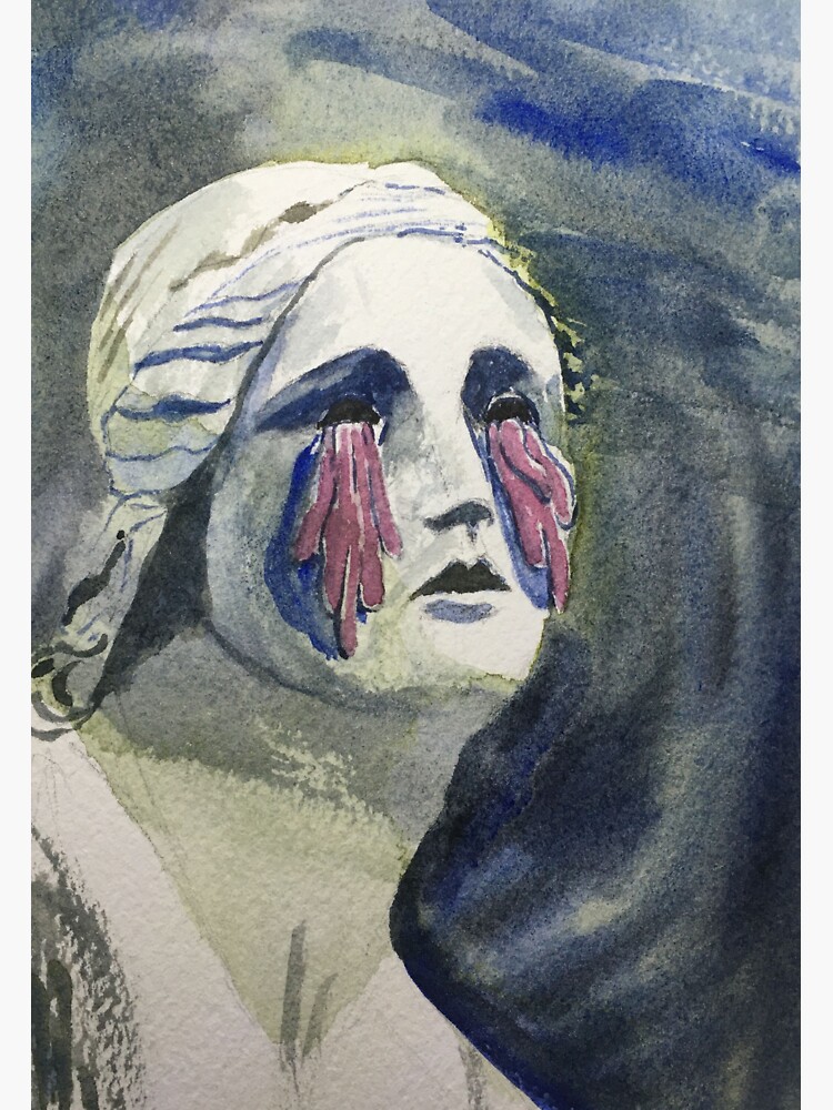 "Mystical, Greek Statue Crying Slime" Sticker for Sale by JohnnyB-Art ...