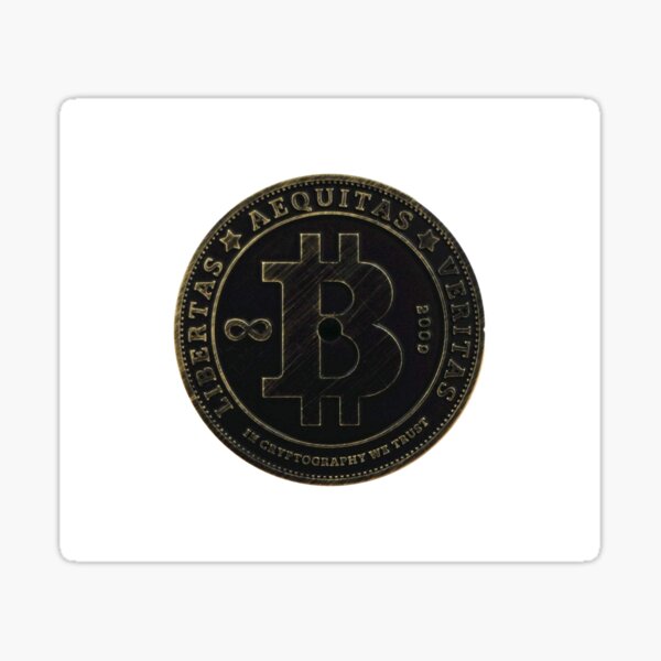 "Bitcoin Vintage Black Dial" Sticker for Sale by Sozopetguy | Redbubble
