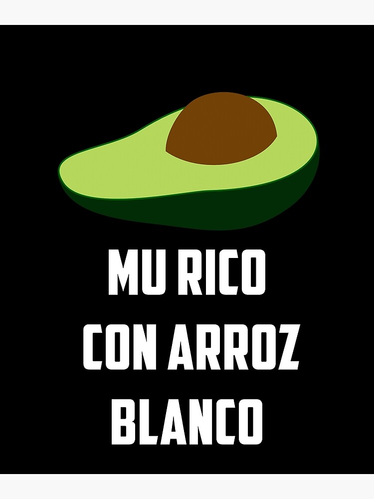 Póster « Aguacate potasio potatsio mu rico meme avocado» de Anitalm ...