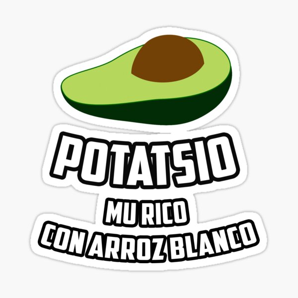 "Copia de Copia de Avocado potasio real food meme" Sticker for Sale by ...