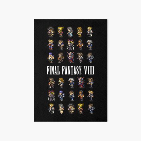 "Final Fantasy VIII 8 - Sprites PIXEL SPRITE" Art Board Print by ZeWiss ...