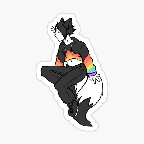 "Foxy Suna" Sticker for Sale by kupferhexe | Redbubble