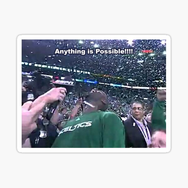 "Kevin Garnett Anything is Possible!" Sticker for Sale by TKcreative ...