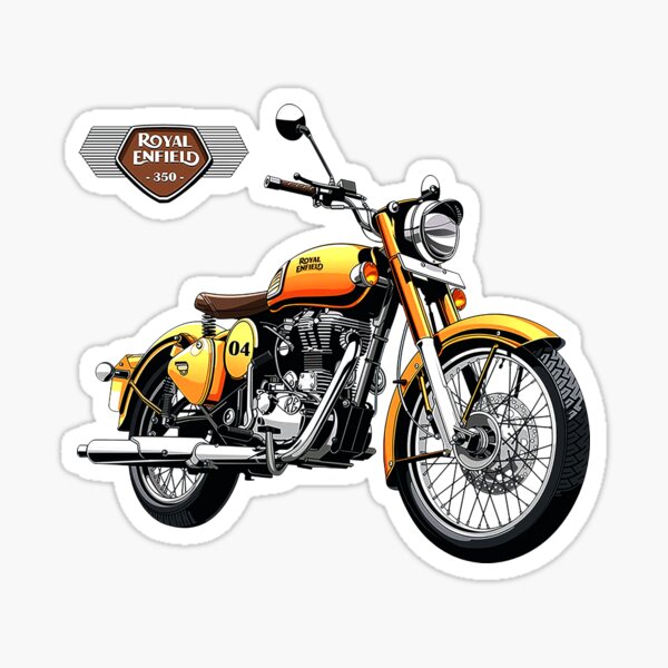 "Royal Enfield 350" Sticker for Sale by hilosius | Redbubble