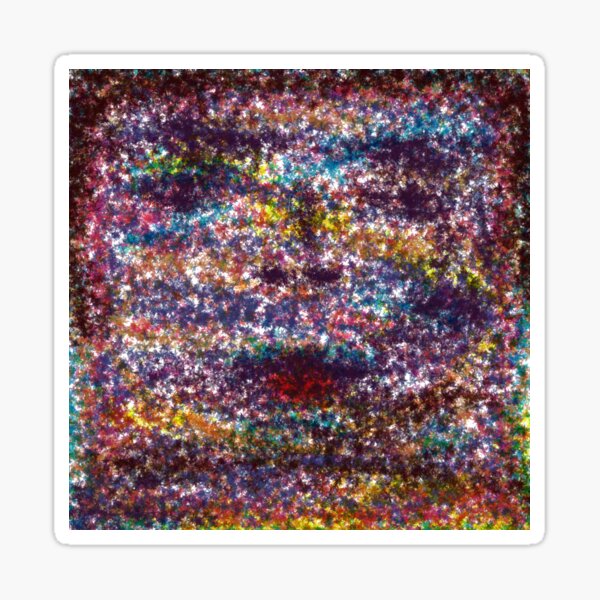 "colourful abstraction human face " Sticker for Sale by UniqueArtShop ...