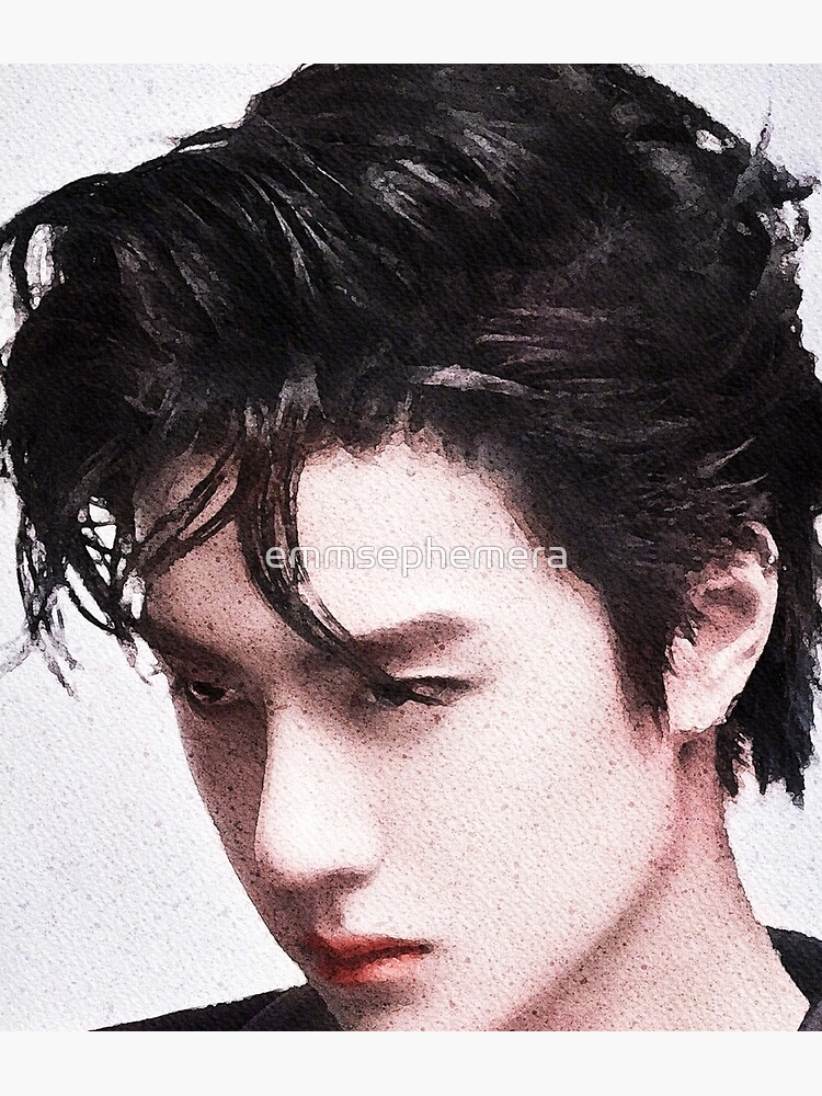 "Yibo, Wang Yibo, Fan Art, Watercolour" Art Print by emmsephemera ...