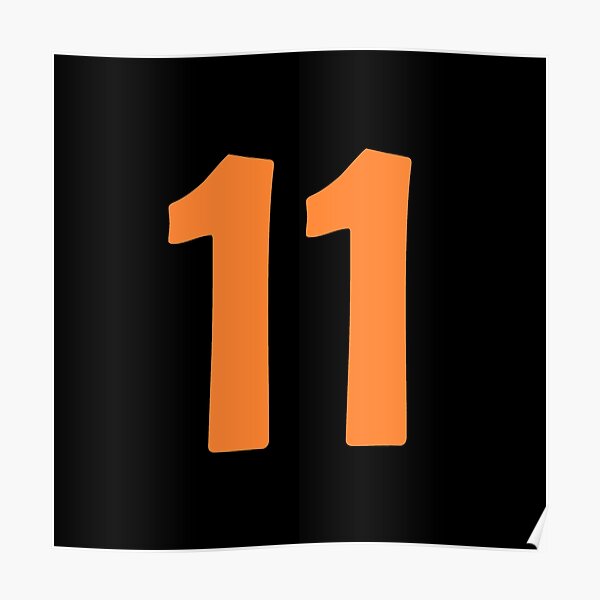 Number 11 Posters | Redbubble