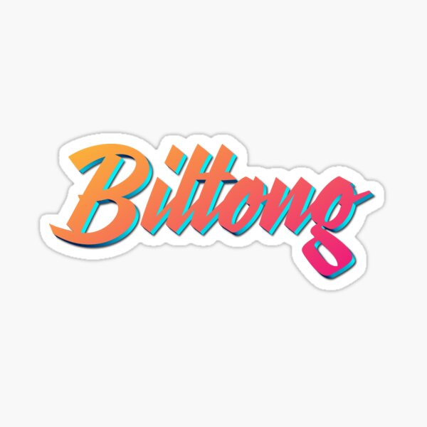 "Biltong" Sticker by arendbotha | Redbubble