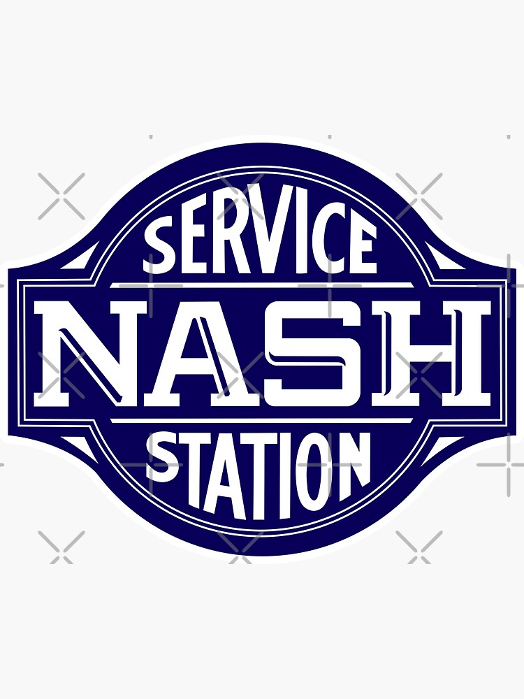 "Nash Service Station" Sticker for Sale by Bloxworth | Redbubble