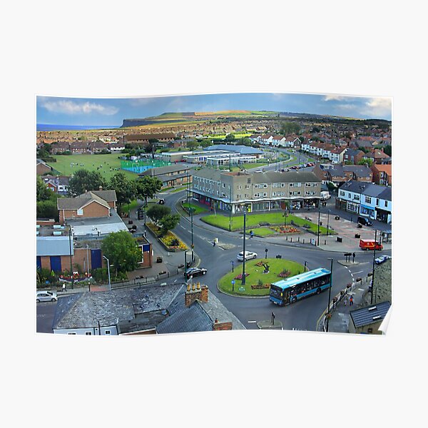 "Marske Square - Marske-by-the-Sea" Poster by TheMarske | Redbubble