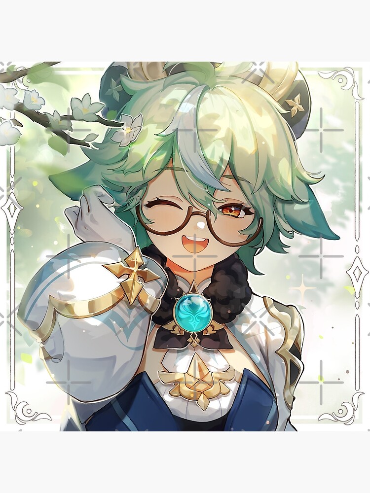 "Genshin Impact Sucrose Birthday Official Artwork 2020" Framed Art ...