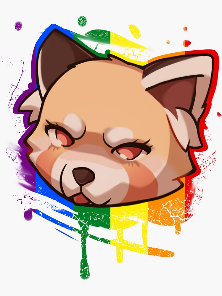 "Cute Foxie Pride" Sticker by VHusky | Redbubble