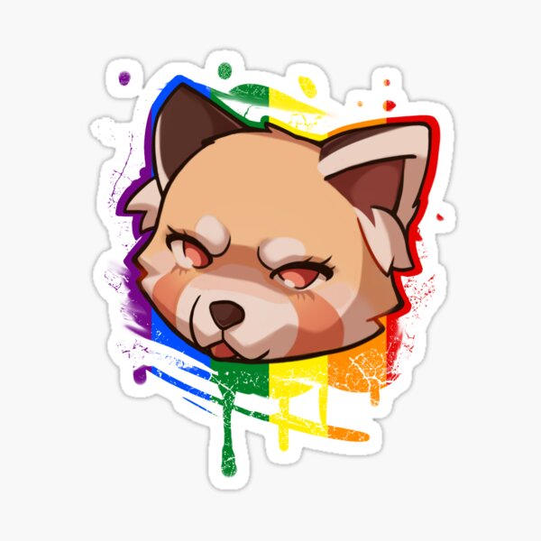 "Cute Foxie Pride" Sticker by VHusky | Redbubble