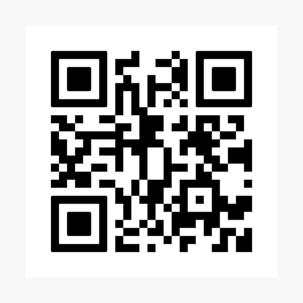 "Dream Youtube channel QR code" Photographic Print for Sale by Maylee ...
