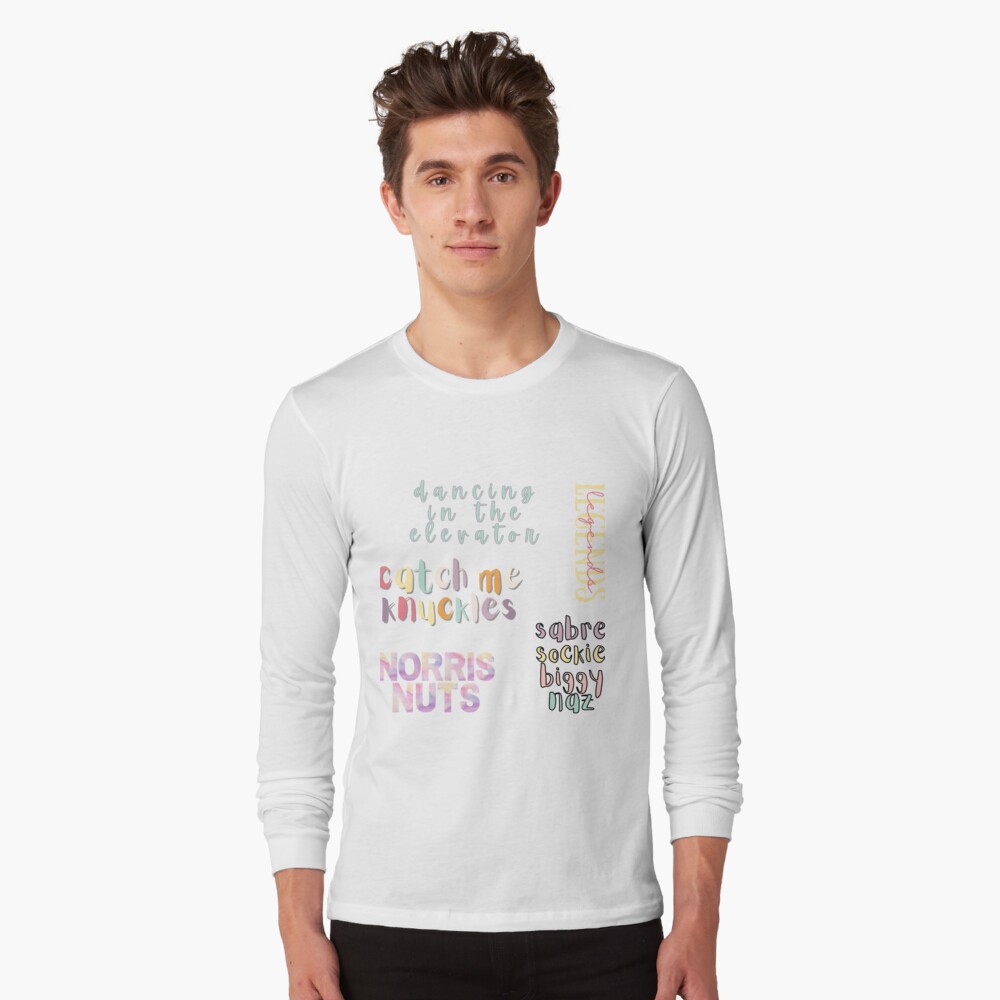 "Norris Nuts Legends band - catch me knuckles" Sticker for Sale by ...