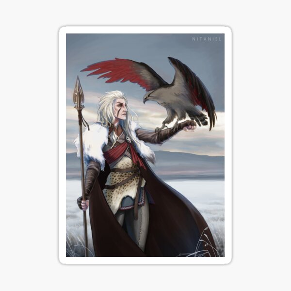 "Morga" Sticker by Nitaniel-art | Redbubble