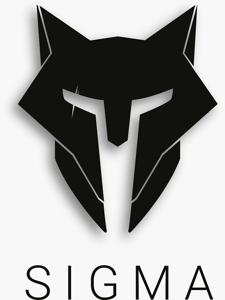 "sigma wolf" Sticker by SigmaWear | Redbubble