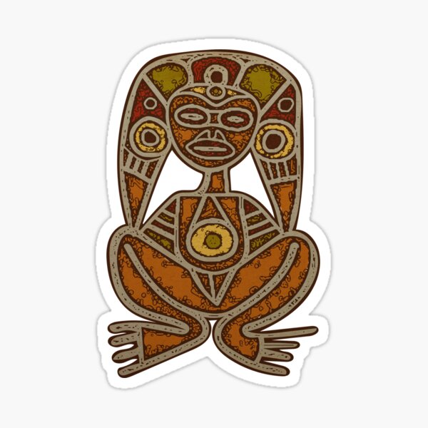 "Atabey Goddess Taino Symbol" Sticker for Sale by liamaris | Redbubble