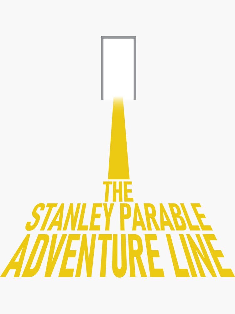 "The Stanley Parable Adventure Line" Sticker for Sale by corallreeff ...
