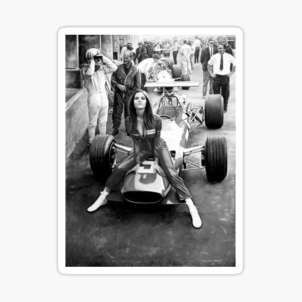 " Miss. Ferrari 312F1 " Sticker for Sale by oleynik | Redbubble