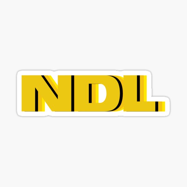 "Ndl design" Sticker by elisathecreator | Redbubble